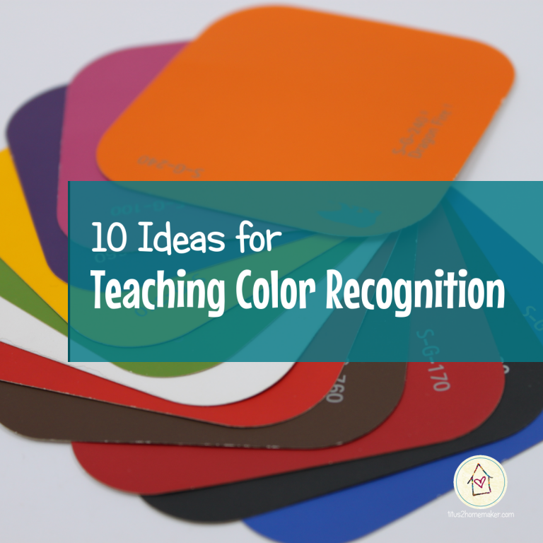 10 Easy Ideas for Teaching Colors to Toddlers & Preschoolers