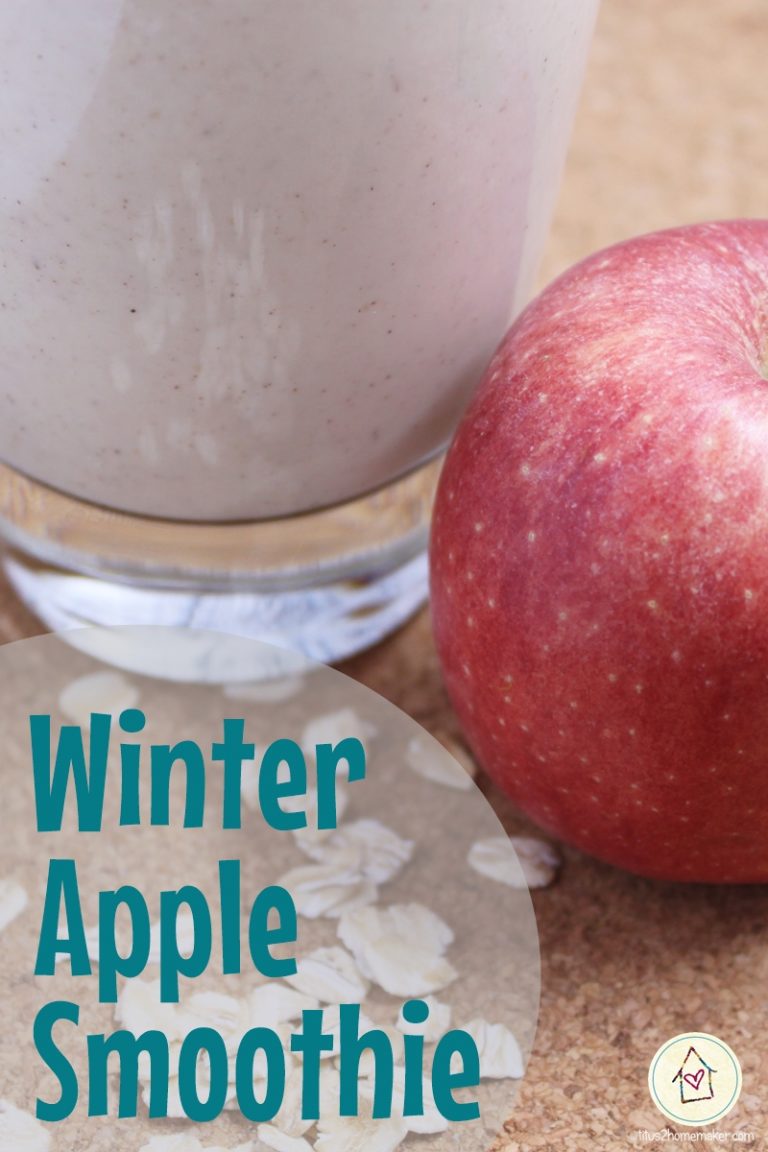 Warm & Creamy Winter Apple Smoothie for Cold Mornings