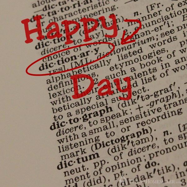 Dictionary Day