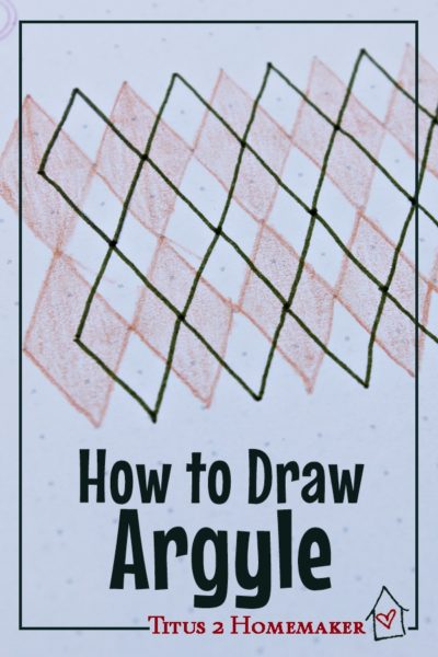 How to Draw Argyle {tutorial}