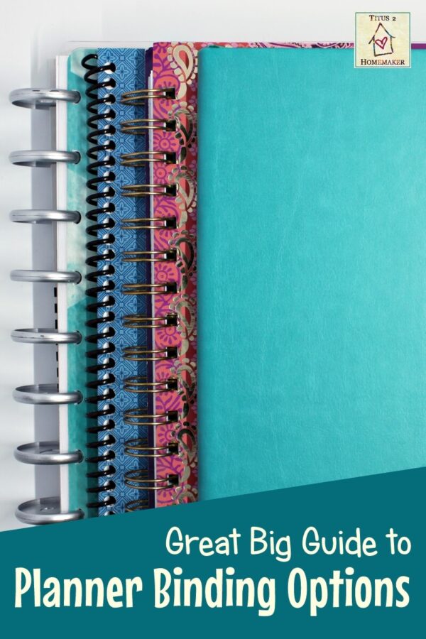 Great Big Guide to Planner Binding Options
