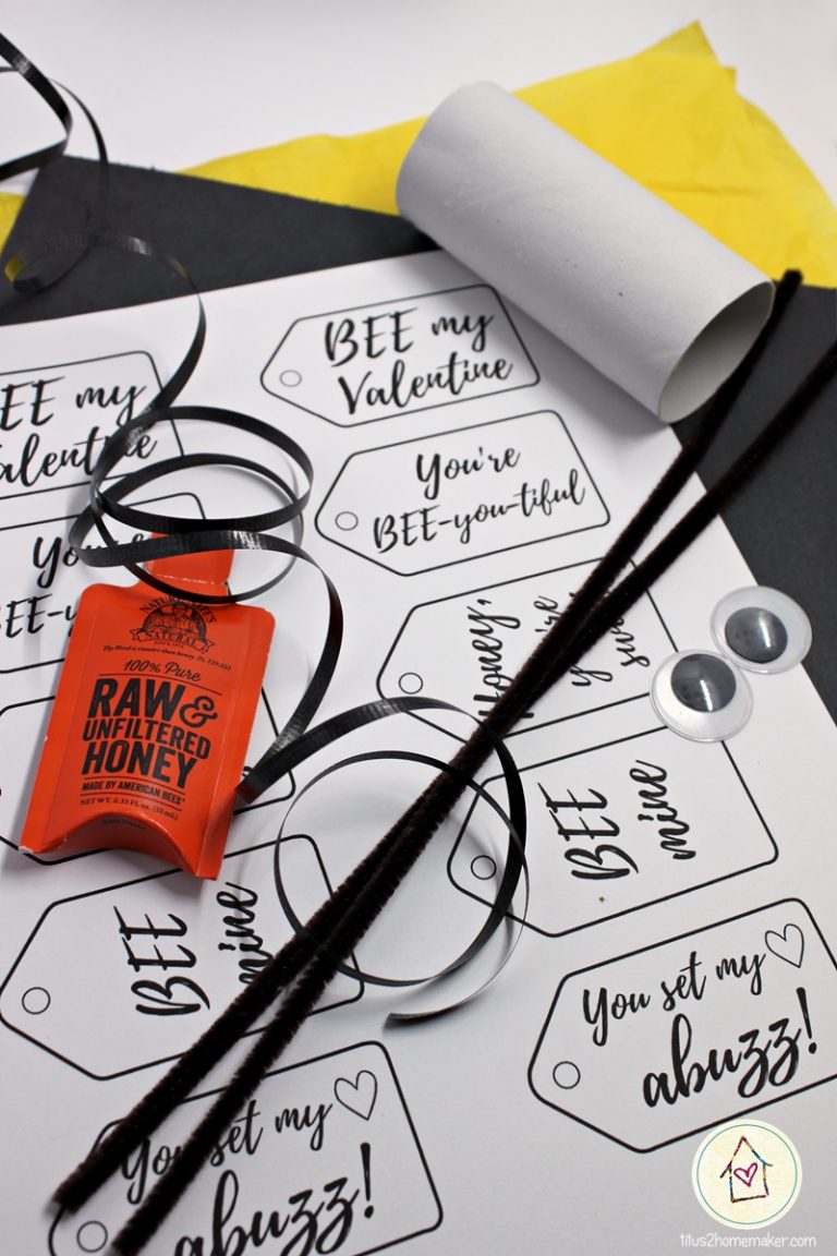 Bee My Valentine - Honey-Friendly Valentine {tutorial}