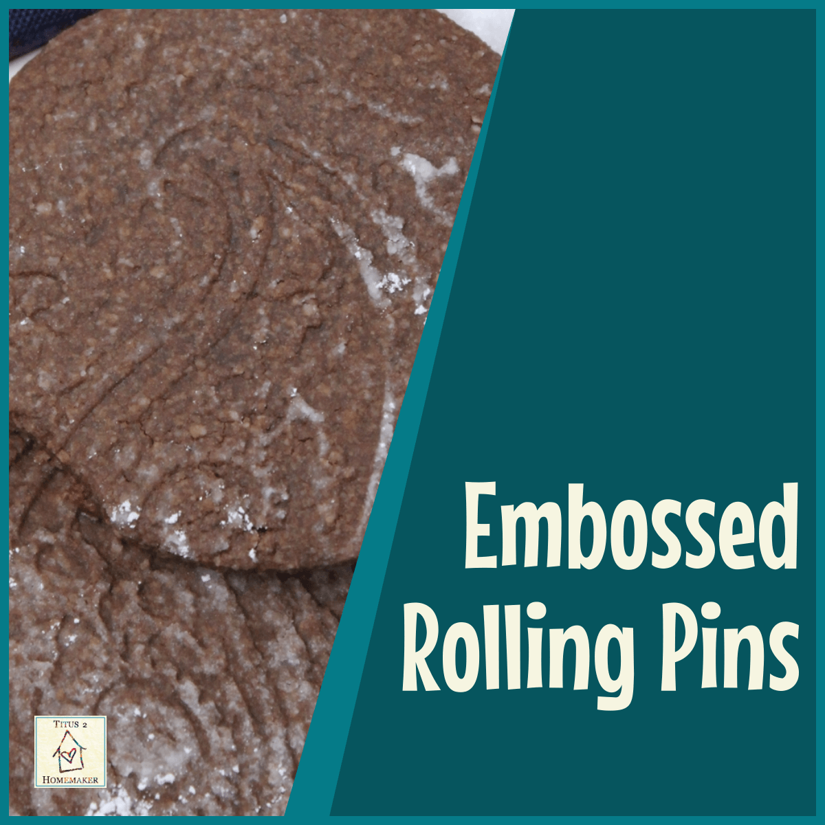 Make Beautiful Cookies with Embossed Rolling Pins (Embossed Co.) {review}