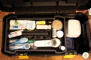 Organizing First Aid Supplies is Easy with...a Toolbox?