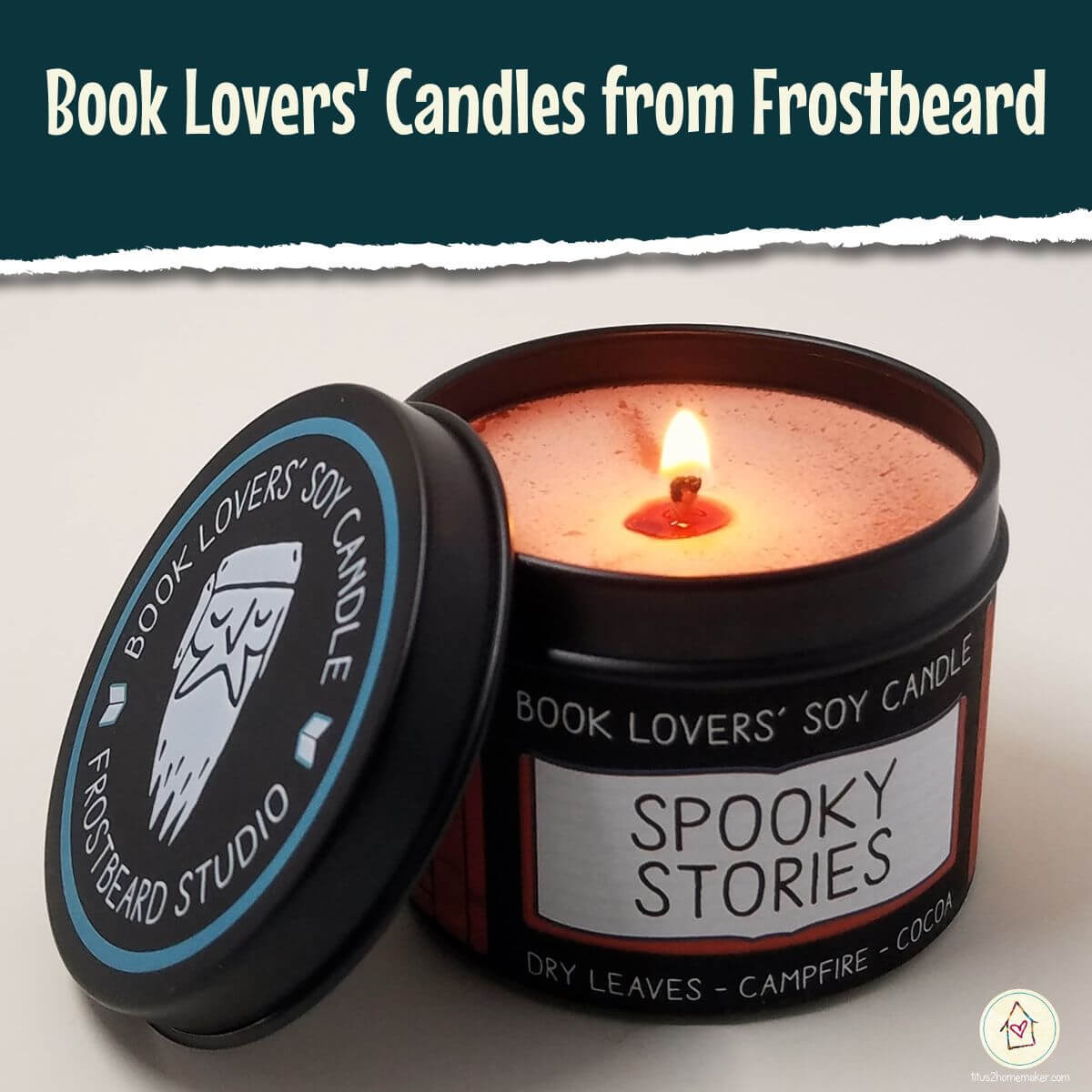 Book Lovers' Candles from Frostbeard {review}