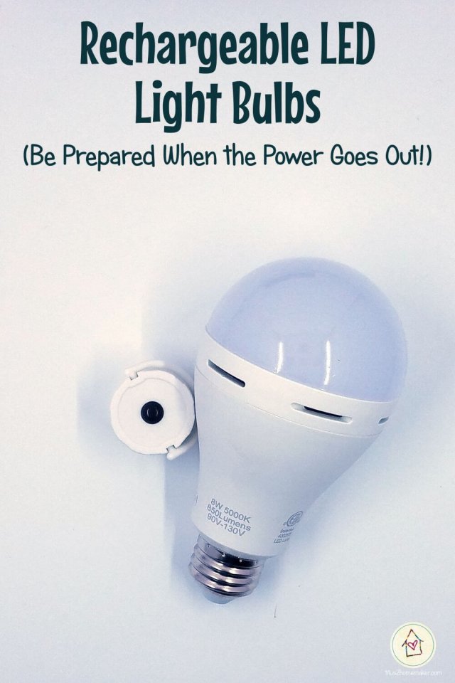 Rechargeable LED Light Bulbs: Be Prepared When the Power Goes Out