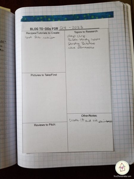 2023/2024 Composition Book Planner Walk-Through