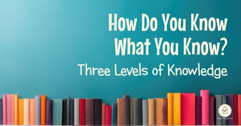How Do You Know What You Know? Three Levels of Knowledge